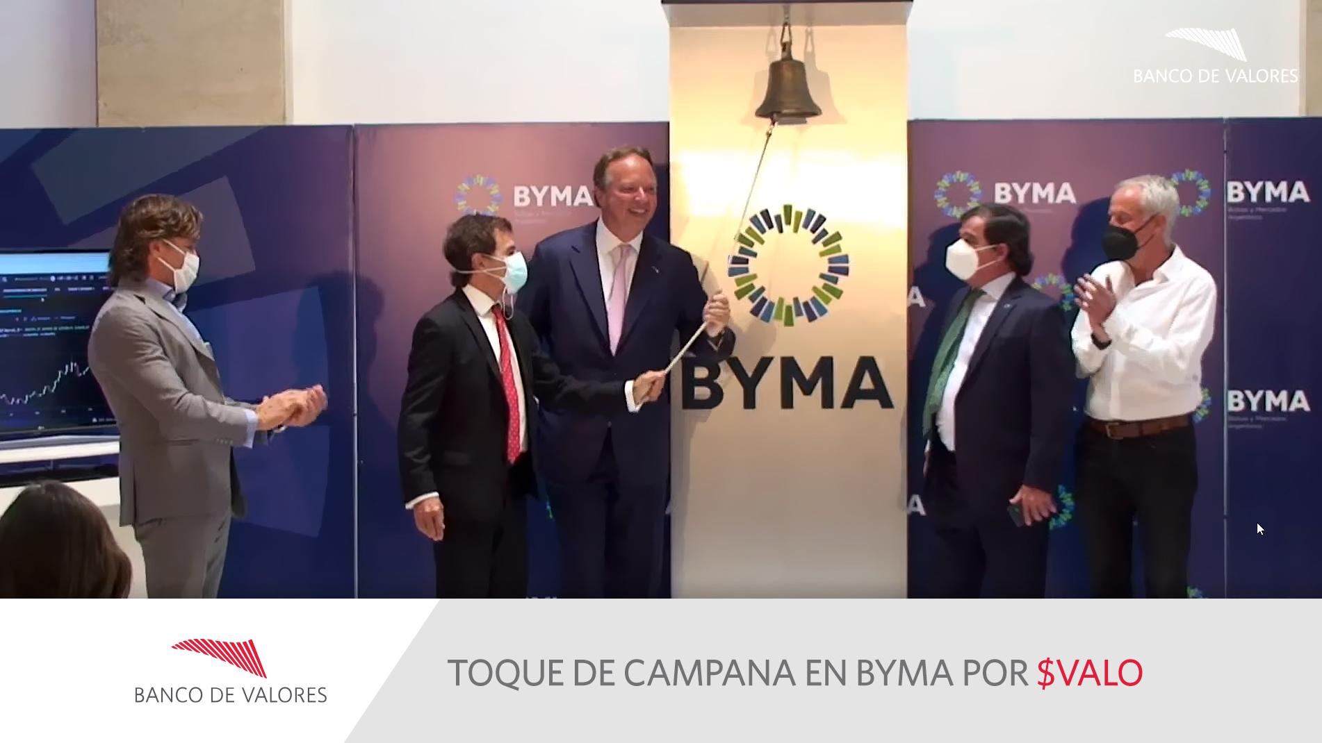 Banco de Valores comenzó a cotizar en BYMA con el ticker VALO - VALO